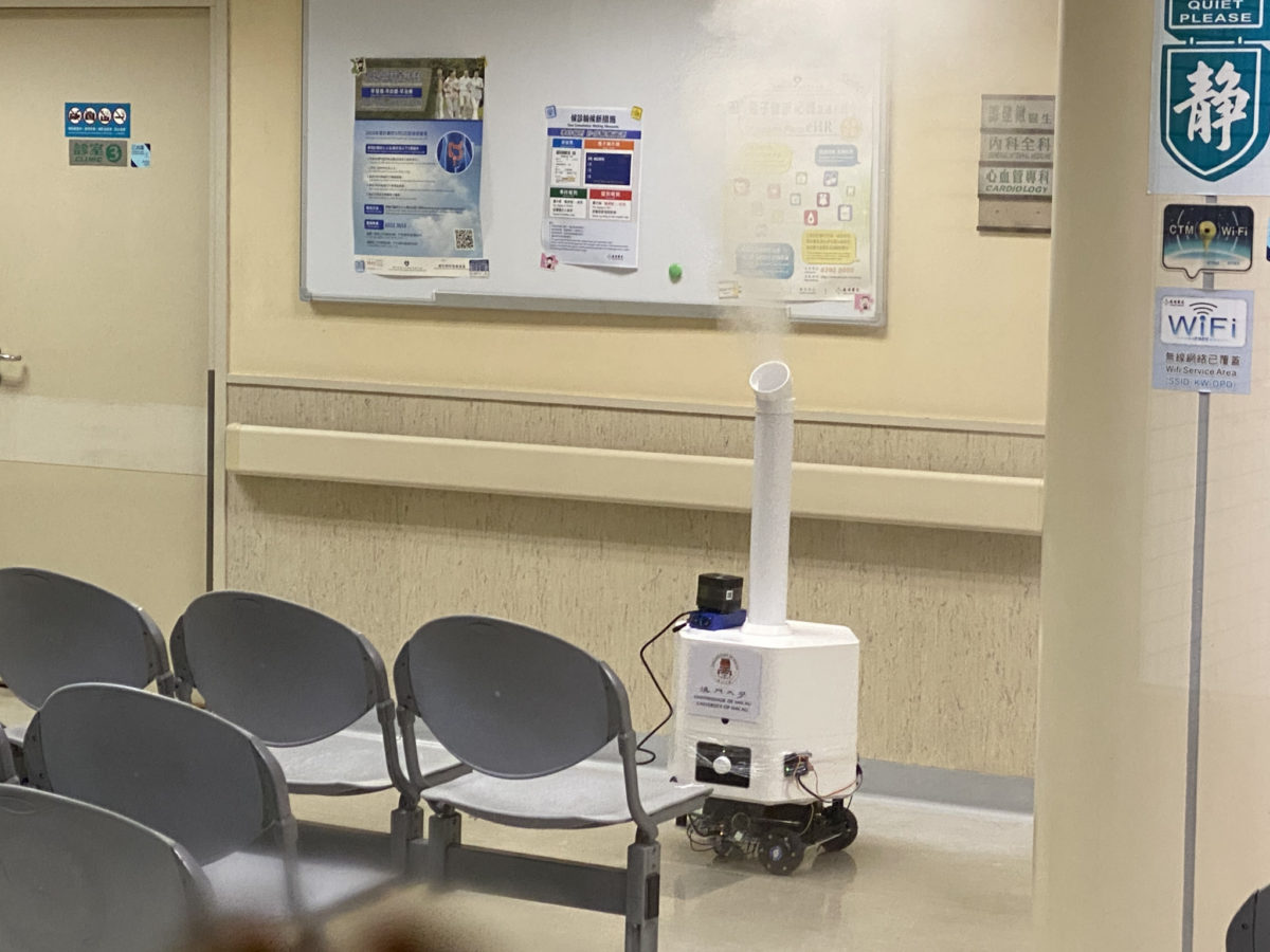 UM developed intelligent disinfection robot helps fight the epidemic ...
