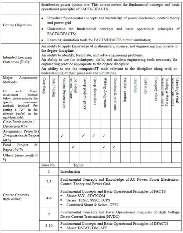 MSc Course List – Faculty of Science and Technology | University of Macau
