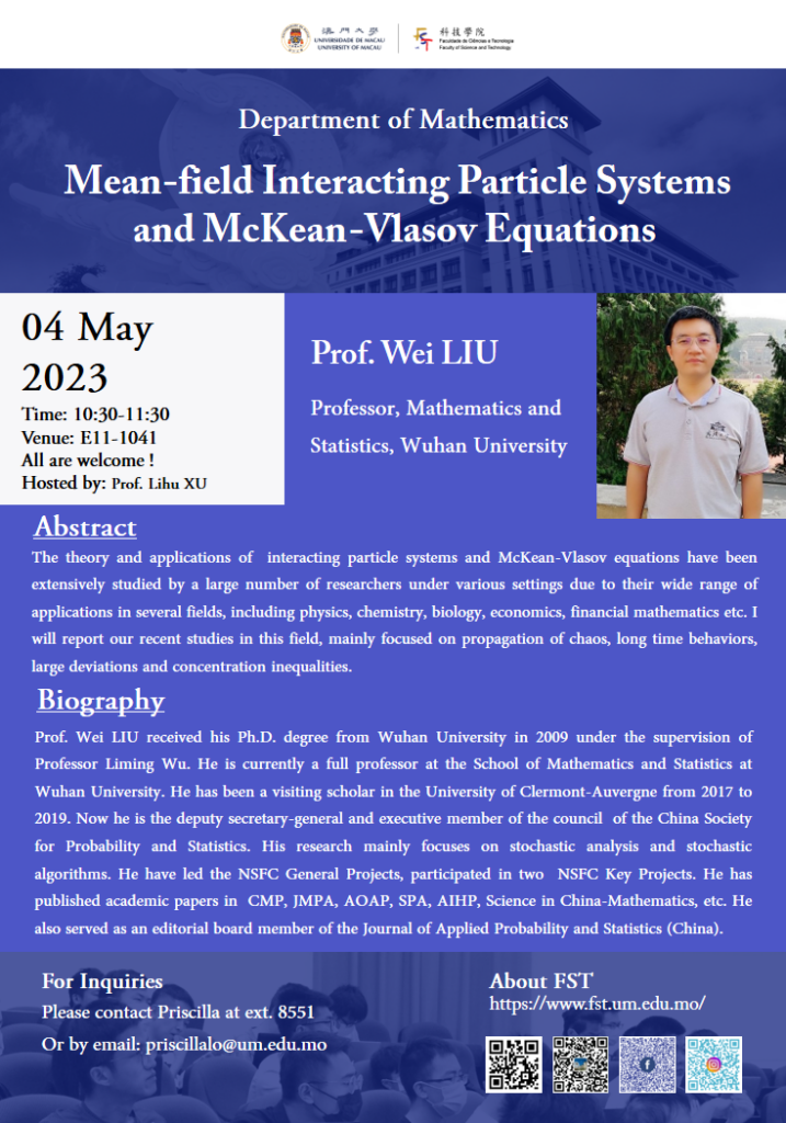 Mean Field Interacting Particle Systems And Mckean Vlasov Equations