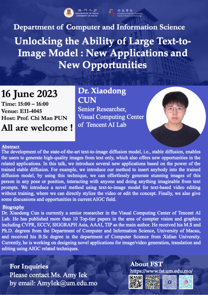 Unlocking the Ability of Large Text-to-Image Model: New Applications ...