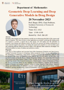 Geometric Deep Learning and Deep Generative Models in Drug Design ...