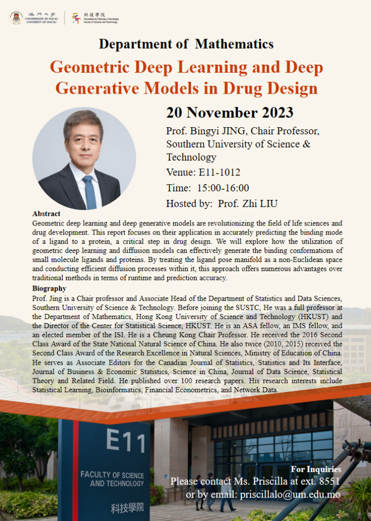 Geometric Deep Learning and Deep Generative Models in Drug Design ...