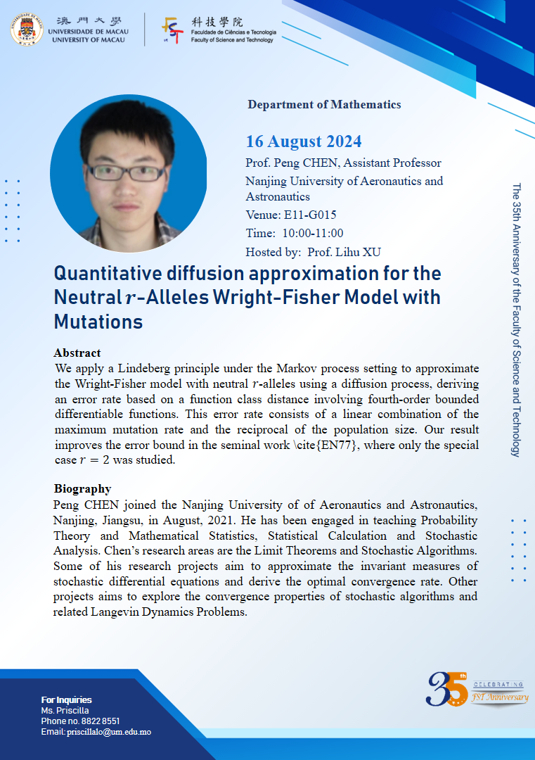 Quantitative diffusion approximation for the Neutral 𝒓-Alleles Wright ...