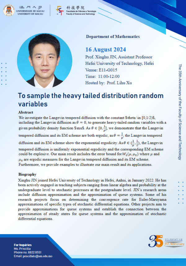 To sample the heavy tailed distribution random variables – Faculty of ...