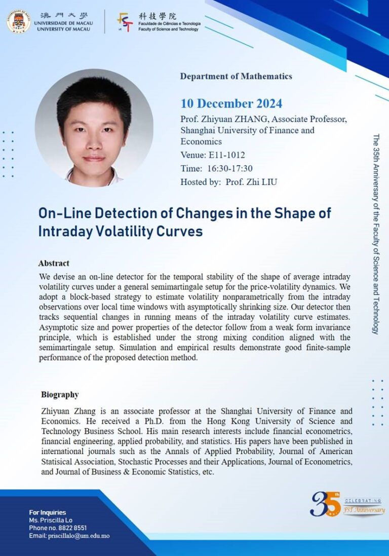 On-Line Detection of Changes in the Shape of Intraday Volatility Curves ...