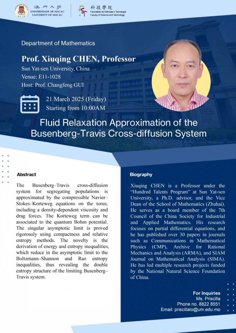 Fluid Relaxation Approximation of theBusenberg-Travis Cross-diffusion System – Faculty of ...