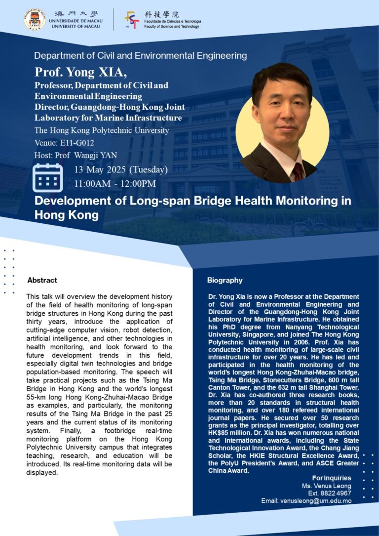 Development of Long-span Bridge Health Monitoring in Hong Kong Speaker ...