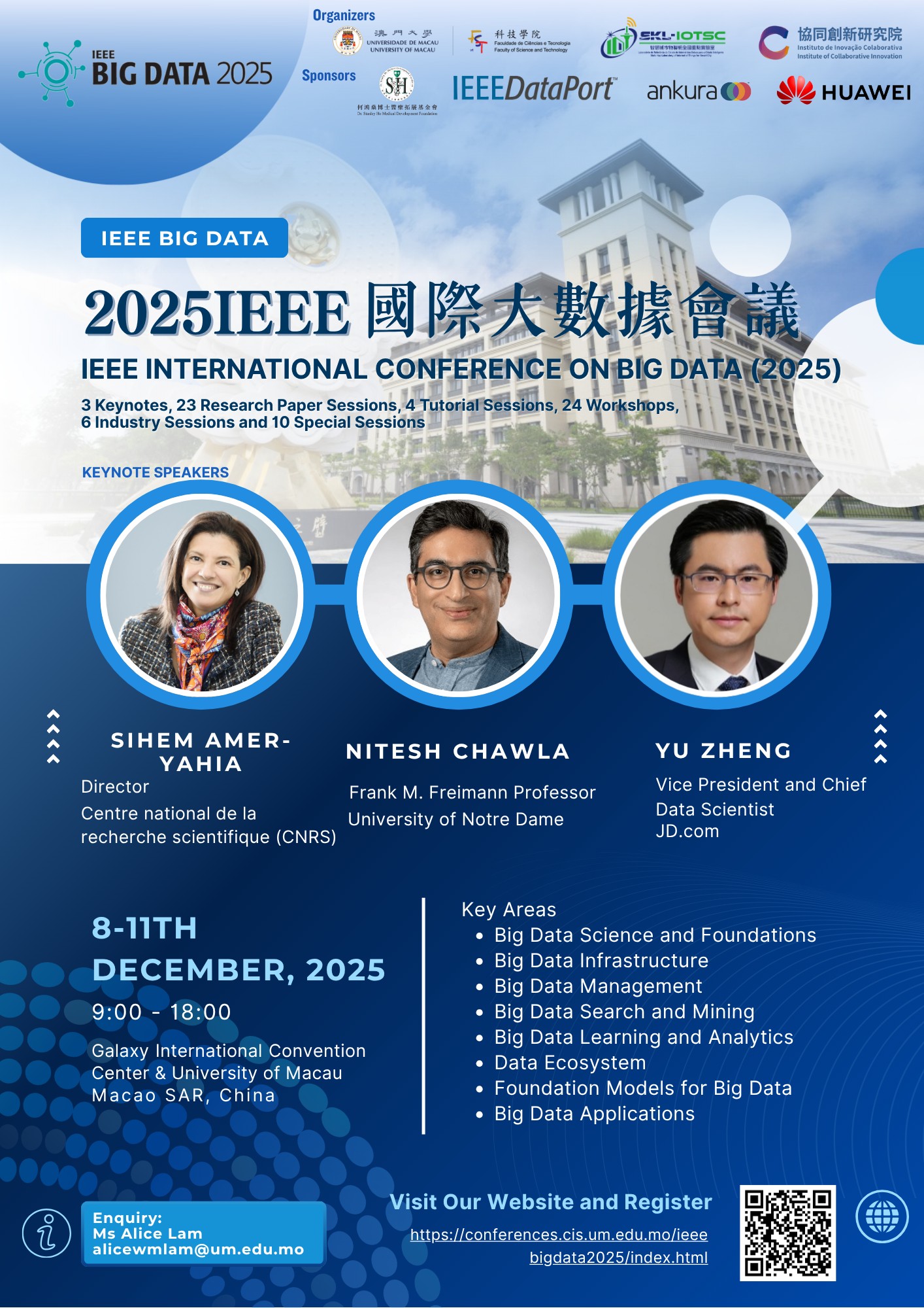 IEEE International Conference on Big Data (2025) 2025 IEEE 國際大數據會議 – Faculty of Science and ...