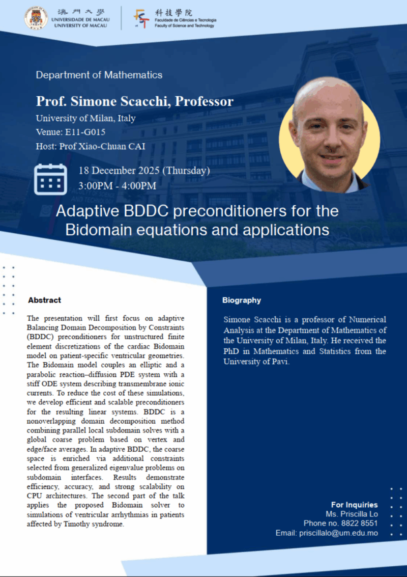 Adaptive BDDC preconditioners for the Bidomain equations and ...